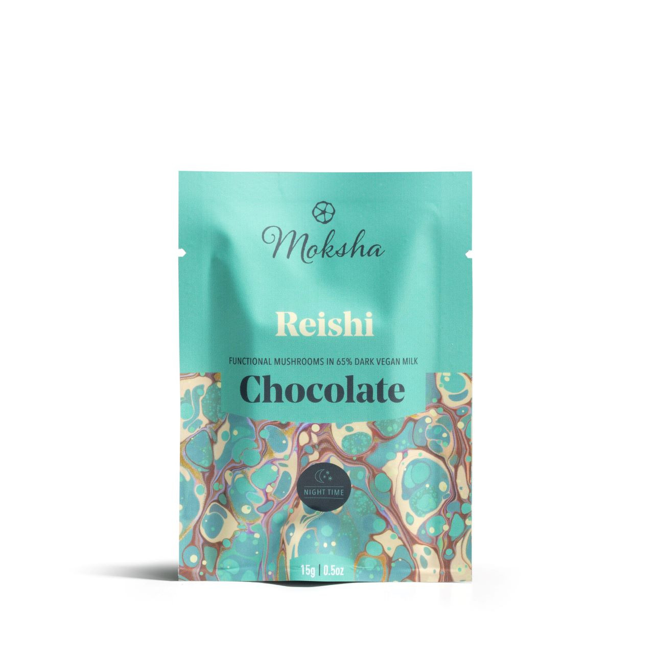 Moksha Nighttime Reishi Dark Chocolate 65% – Natural Beauty Group