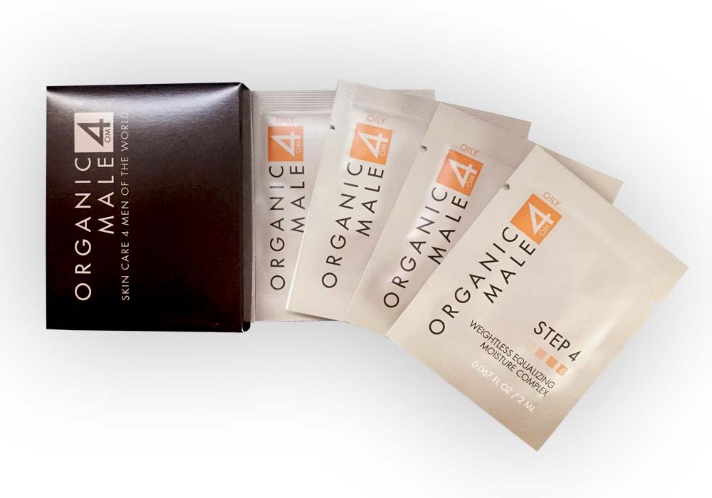 Organic Male OM4: Oily 4-Pack Sampler – Natural Beauty Group